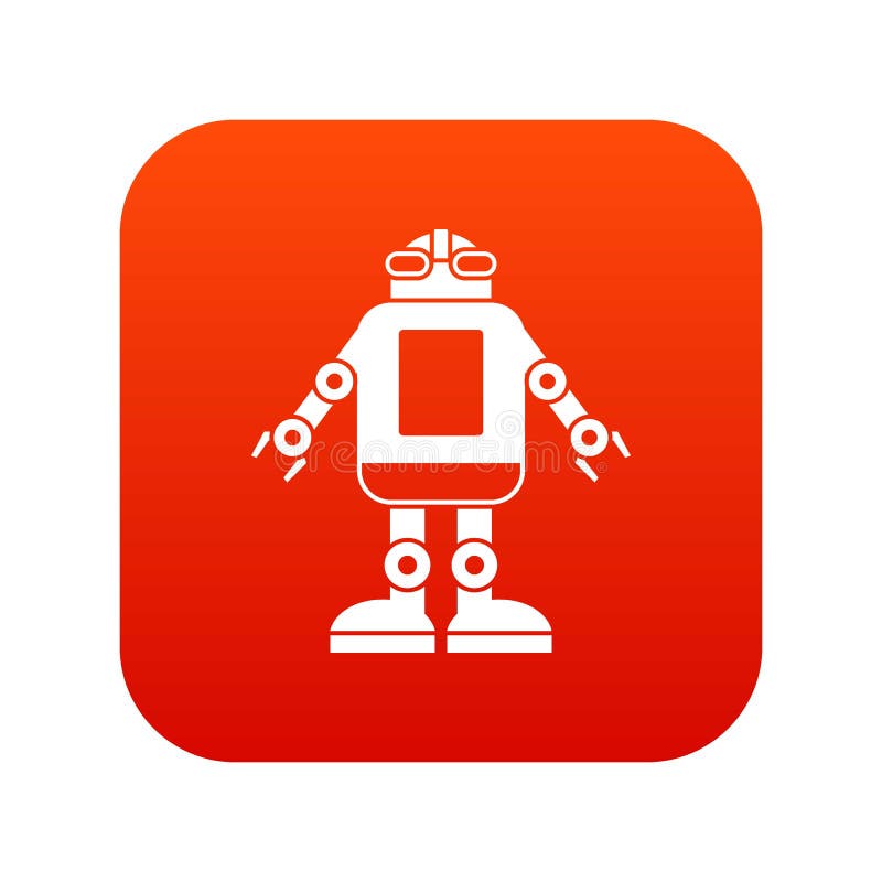 Automation Machine Robot Icon Digital Blue Stock Vector - Illustration ...