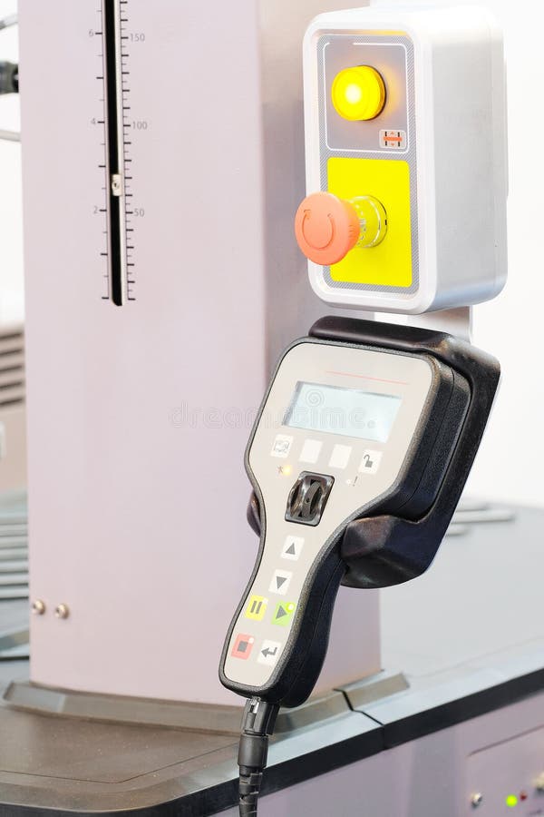 Automation Metal Work Machine Stock Image - Image of isolated ...