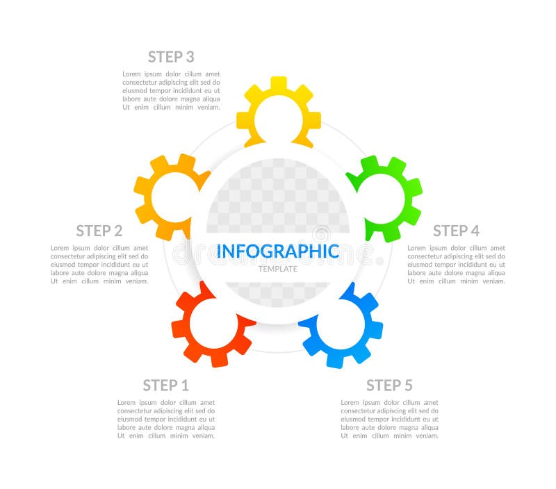 It Automation Process Infographic Chart Design Template Stock Vector ...