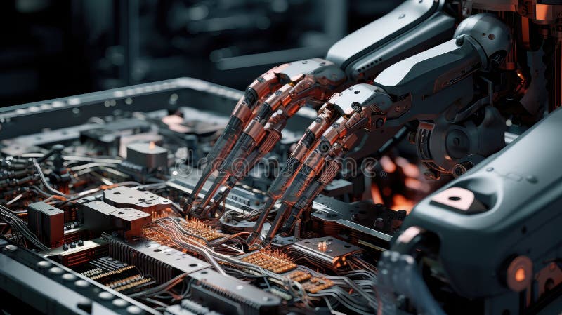 Automation Science Technology Engineering Math Stock Illustration ...