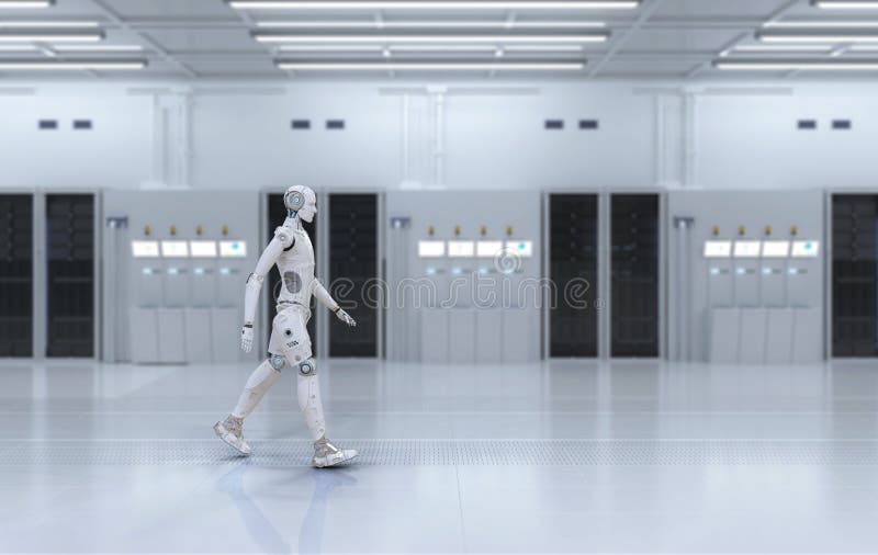 Automation Semiconductor Manufacturing with Robot Working in ...