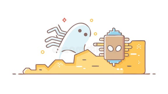 Automation, Smart Devices, Robotic Integration. Vector Design ...