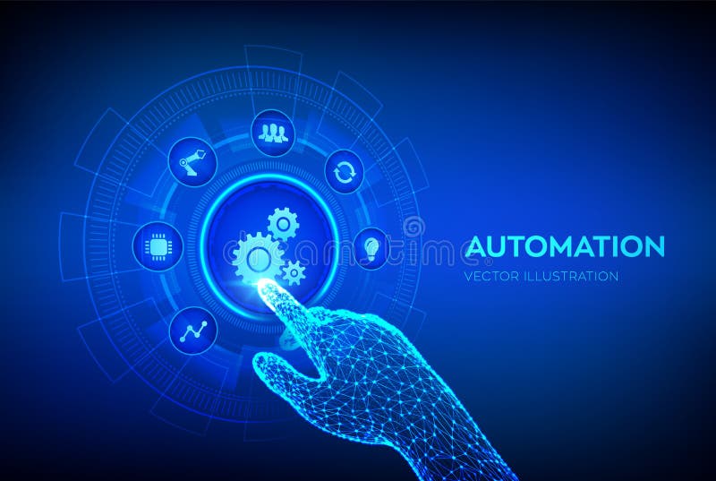 Automation Software. IOT and Automation Concept As an Innovation ...
