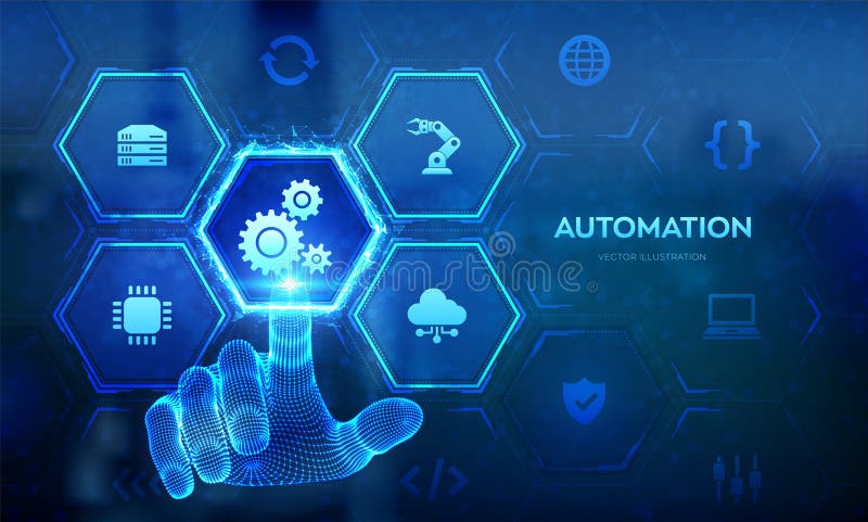 Automation Software. IOT and Automation Concept As an Innovation ...