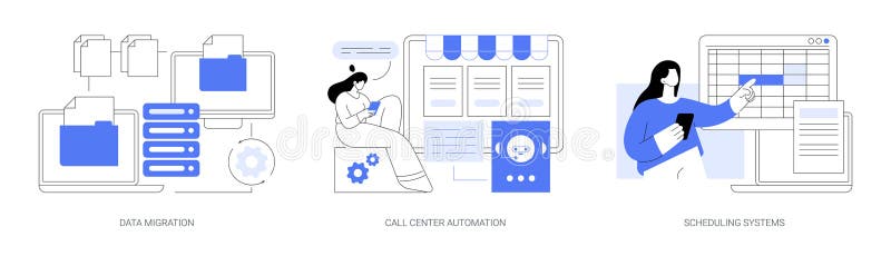 POS Software Isolated Cartoon Vector Illustrations. Stock Illustration ...