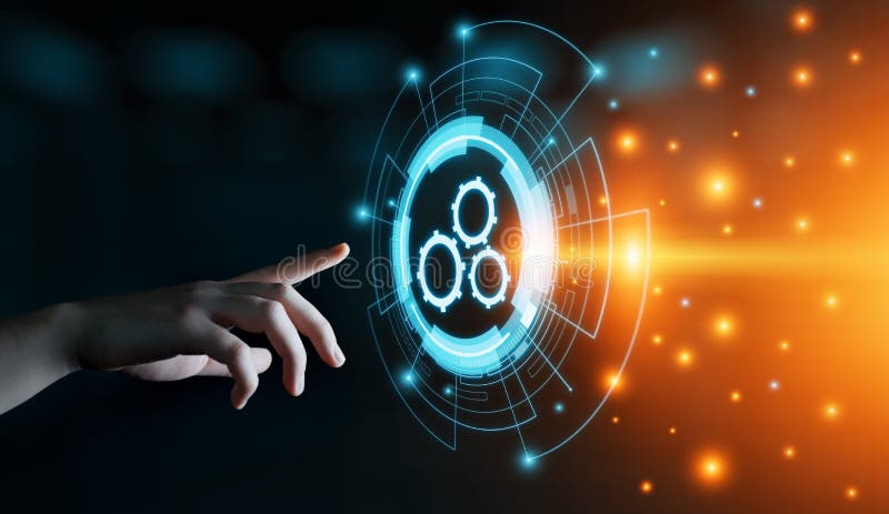 Automation Software Technology Process System Business Concept Stock ...