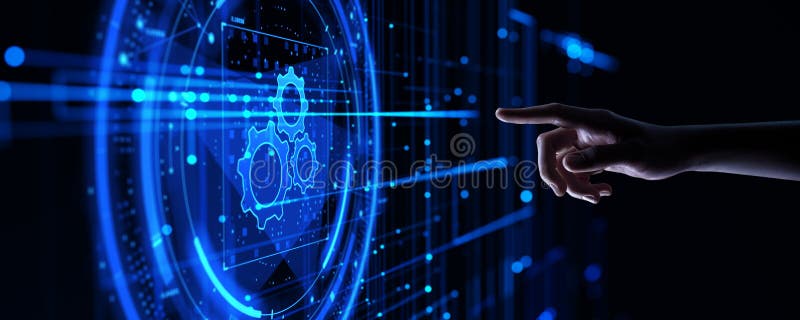 Automation Software Technology Process System Business Concept Stock ...