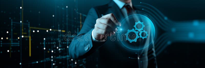 Automation Software Technology Process System Business Concept Stock ...