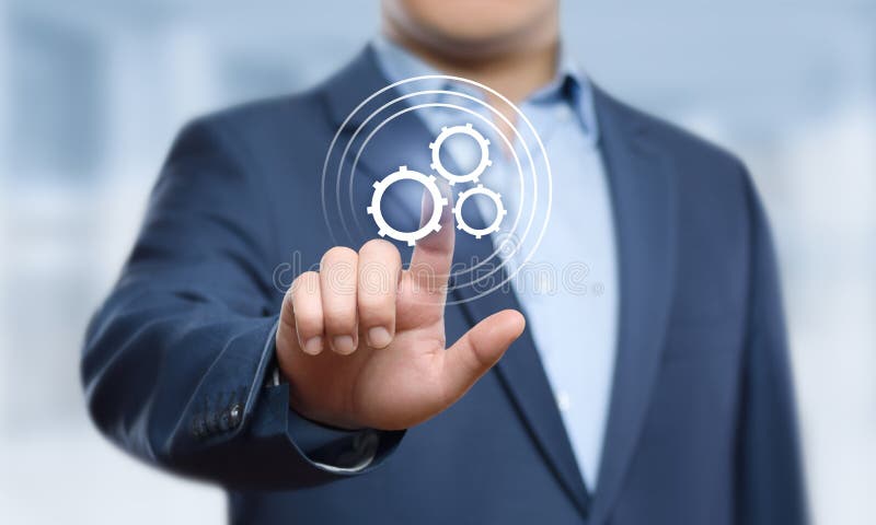 Automation Software Technology Process System Business Concept Stock ...