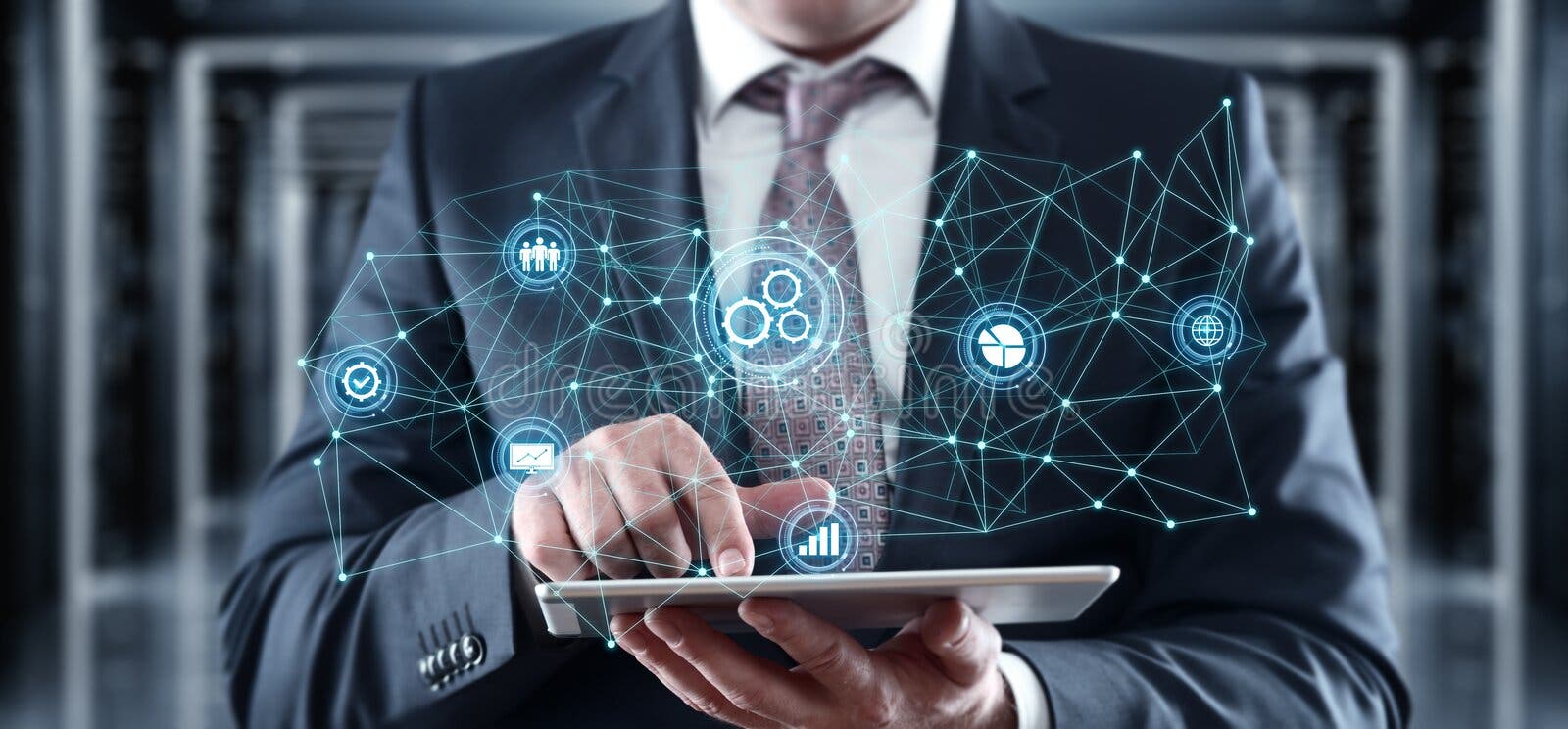 Automation Software Technology Process System Business Concept Stock ...