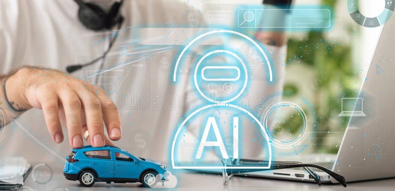 Automation Software Technology Process System Business Concept. Young ...