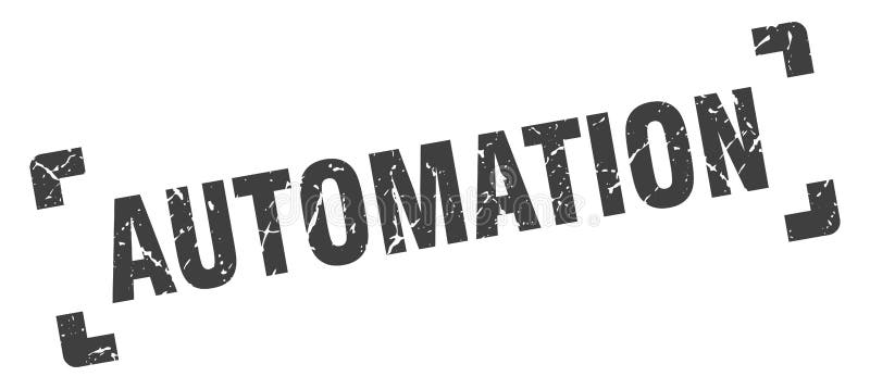 Automation Stamp. Automation Round Grunge Sign Stock Vector ...