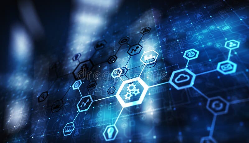 Automation System Structure on Virtual Screen. Smart Manufacturing ...