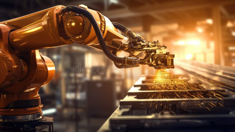 Automation Technology Banner Stock Illustration - Illustration of ...