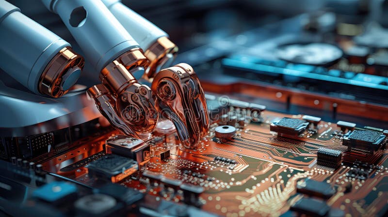 Automation Technology Engineering Stock Illustration - Illustration of ...