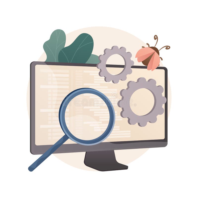 Automation Testing Abstract Concept Vector Illustration Stock Vector