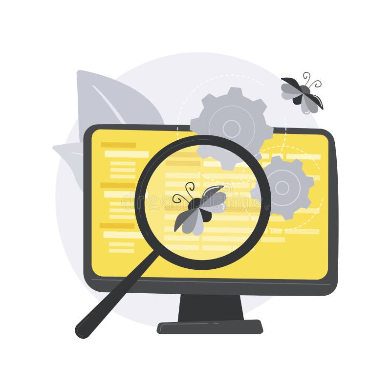 Automation Testing Abstract Concept Vector Illustration Stock Vector