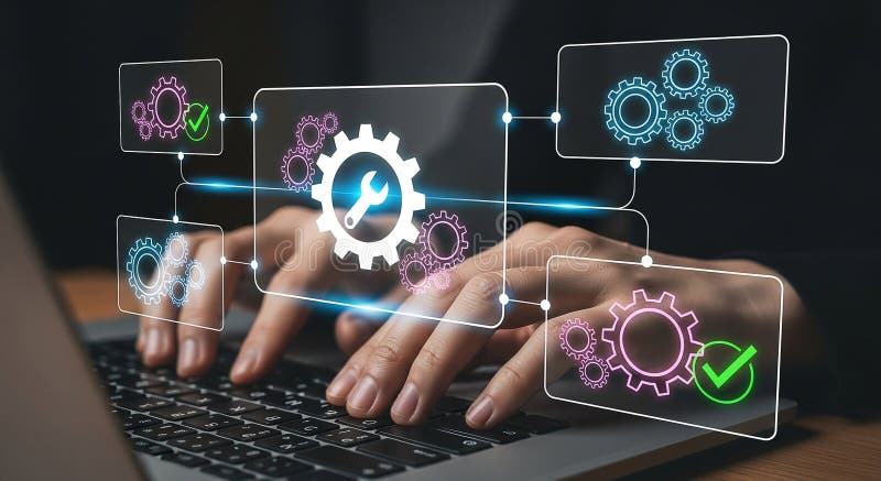 Automation Software Technology Process System Stock Illustrations – 15,467 Automation Software ...