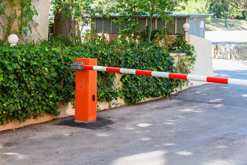 Automatische Zugriffskontrollsperren Redaktionelles Stockfotografie ...