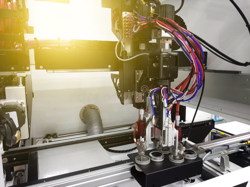 Automatiseringsmachine in Moderne Productie Stock Afbeelding - Image of ...