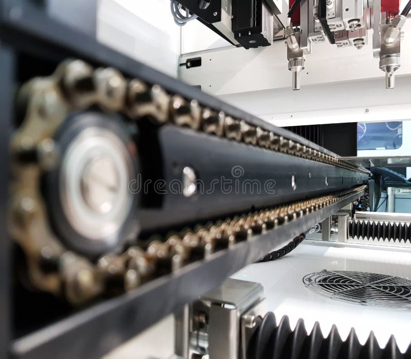 Automatiseringsmachine in Moderne Productie Stock Afbeelding - Image of ...
