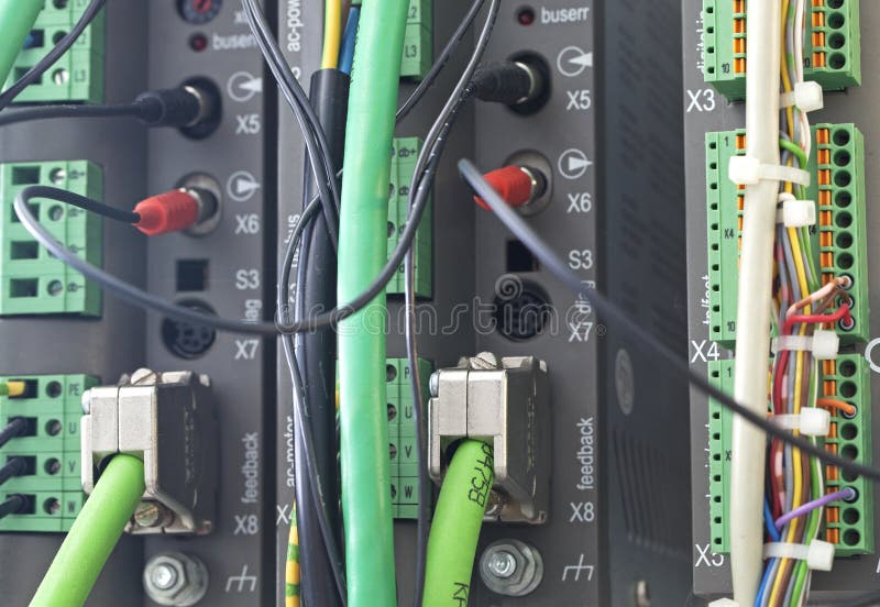 Automazione del PLC immagine stock. Immagine di elettronico - 20763397