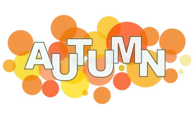 Mot d'automne illustration de vecteur. Illustration du lame - 15972214