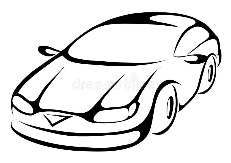 Automobile Stilizzata Illustrazioni, Vettoriali E Clipart Stock ...