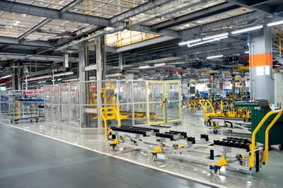 Automobile Assembly Shop Production Line Stock Image - Image of sheet ...