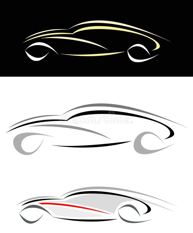 Automobile Stilizzata Illustrazioni, Vettoriali E Clipart Stock ...