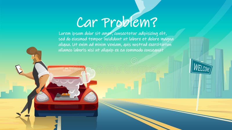 Car Breakdown Stock Illustrations – 7,454 Car Breakdown Stock ...