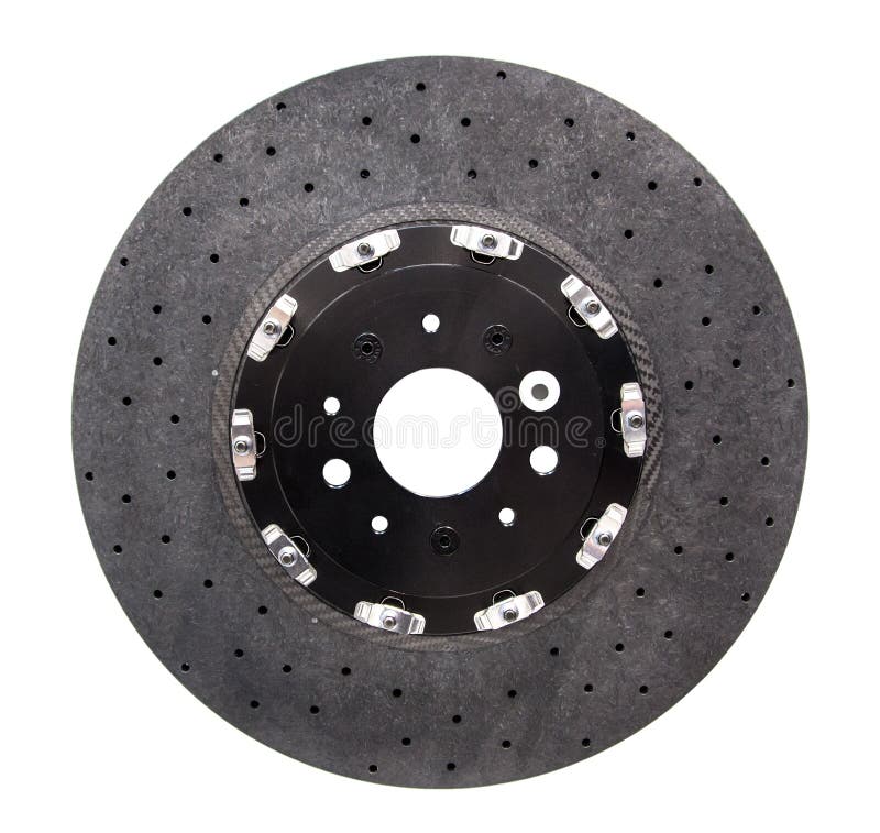 Automobile Ceramic Composite Brake Disk Stock Image - Image of system ...