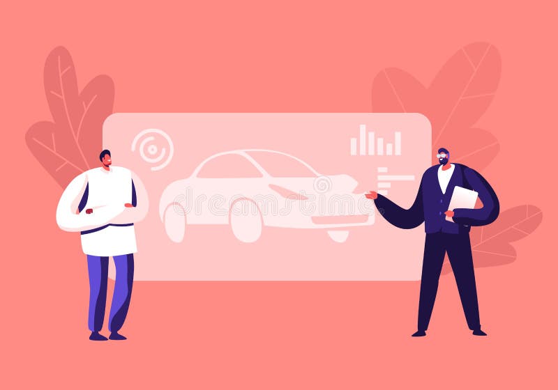 Automobile Development and Creation Projection. Couple of Engineers or ...