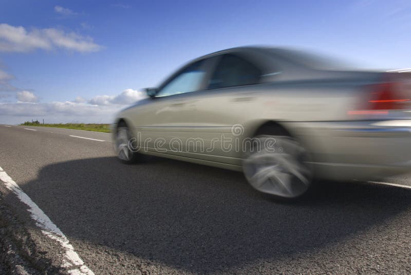 Automobile Di Accelerazione. Volvo S80 Fotografia Stock - Immagine di ...