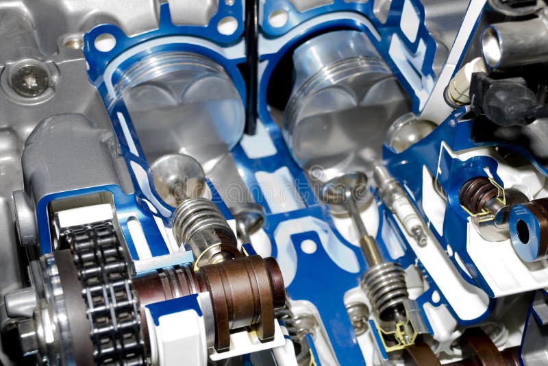 Engine stock image. Image of equipment, cylinders, bright - 20525619