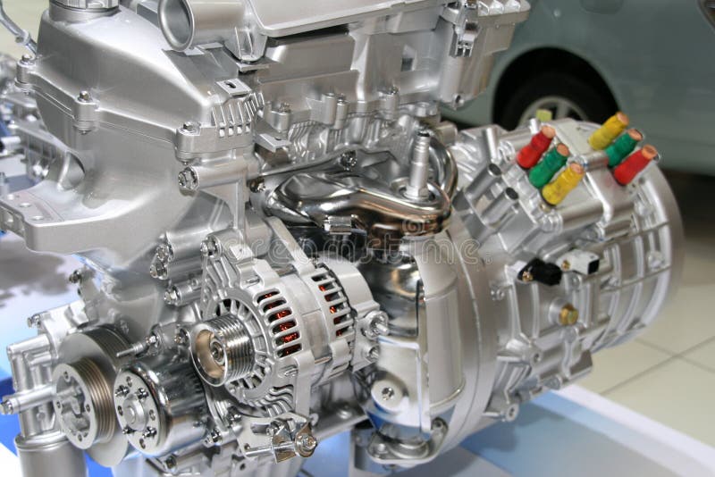 Automobile Hybrid Engine stock image. Image of demo, hybrid - 14125729