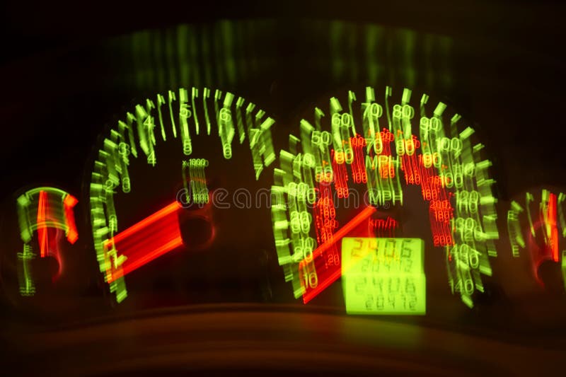 Automobile Instrument Panel Stock Photo - Image of instrument, inside ...