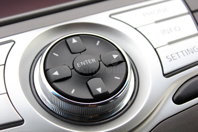 Automobile Navigation Control Stock Image - Image of center, vehicle ...