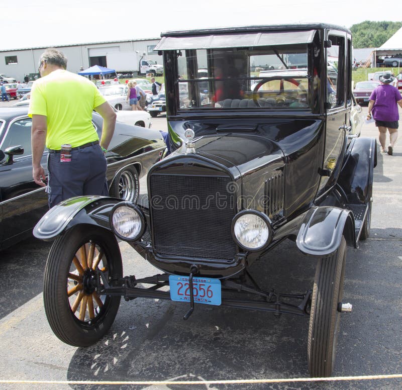 Automobile Nera Di Ford Model T Fotografia Editoriale - Immagine di ...