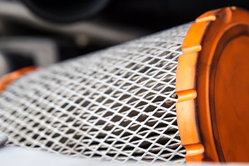 Automobile oil filter stock image. Image of grey, dirty - 87242805