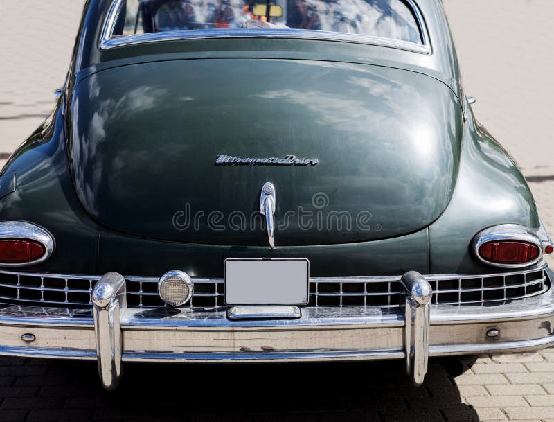 Automobile Packard, Rear View Editorial Stock Image - Image of retro ...