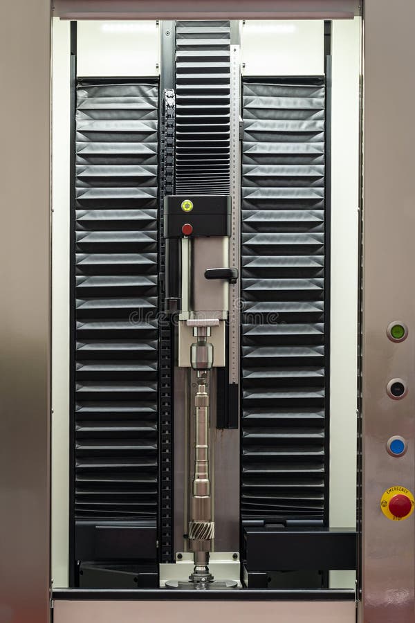 Automobile Part during Setup on Rotate Chuck of High Technology and ...