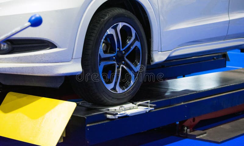 Automobile Service for Fixing, Car Service in the Garage Stock Photo ...