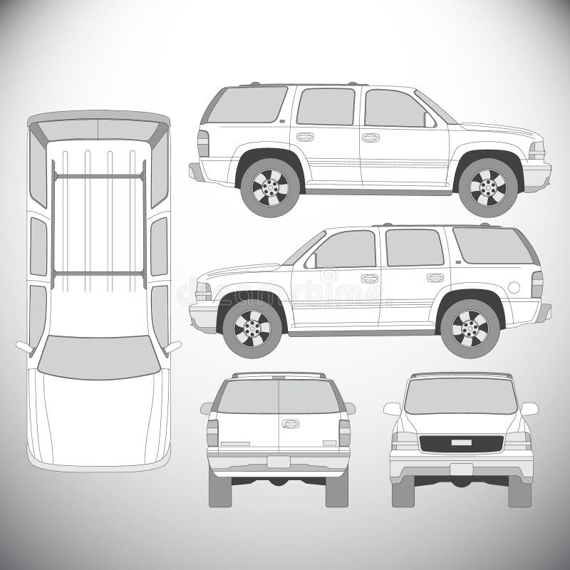 Automobile.Template for Graphic Design Stock Vector - Illustration of ...