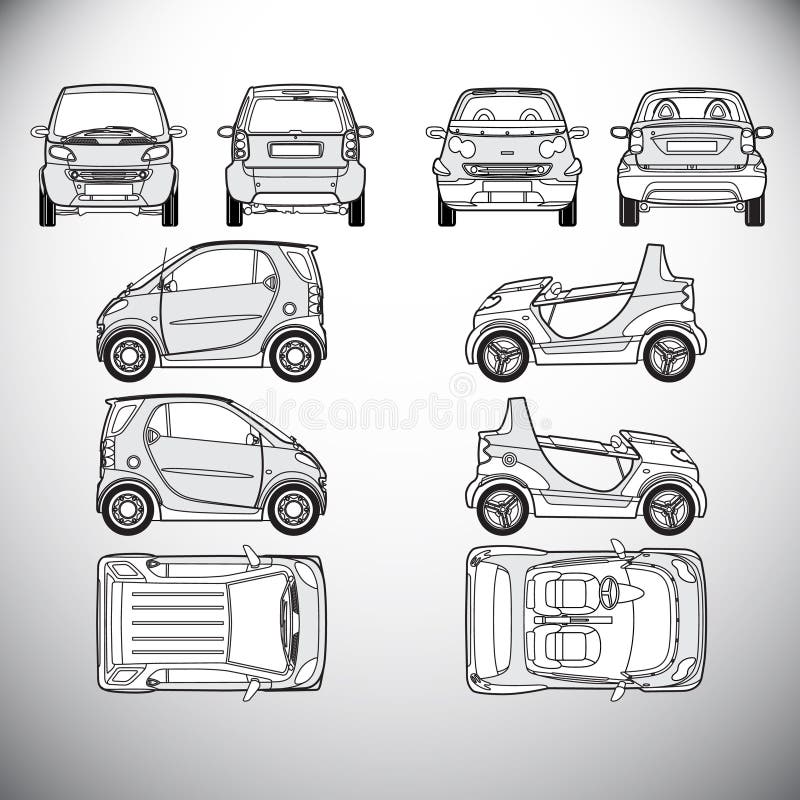 Automobile.Template for Graphic Design Stock Vector - Illustration of ...