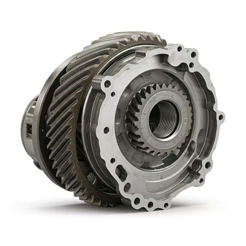 Automobile Transmission with a Cutaway View, Showcasing the Internal ...