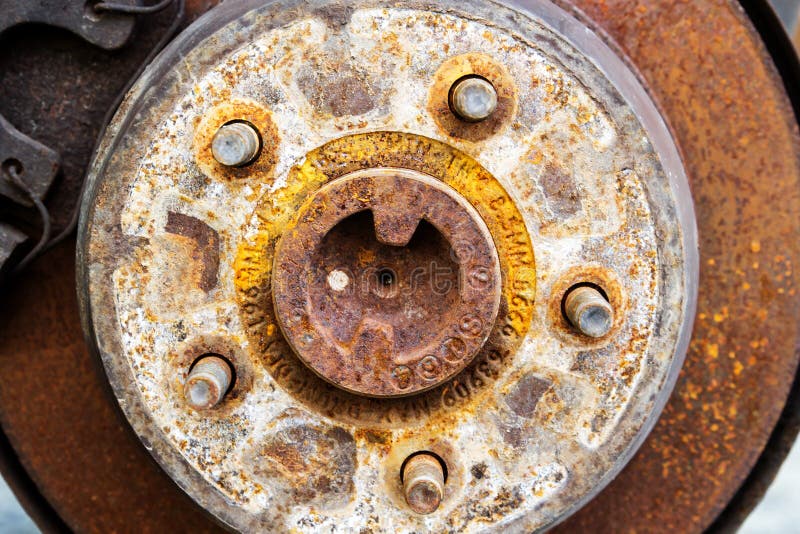 Automobile wheel hub stock photo. Image of grey, break - 87243000