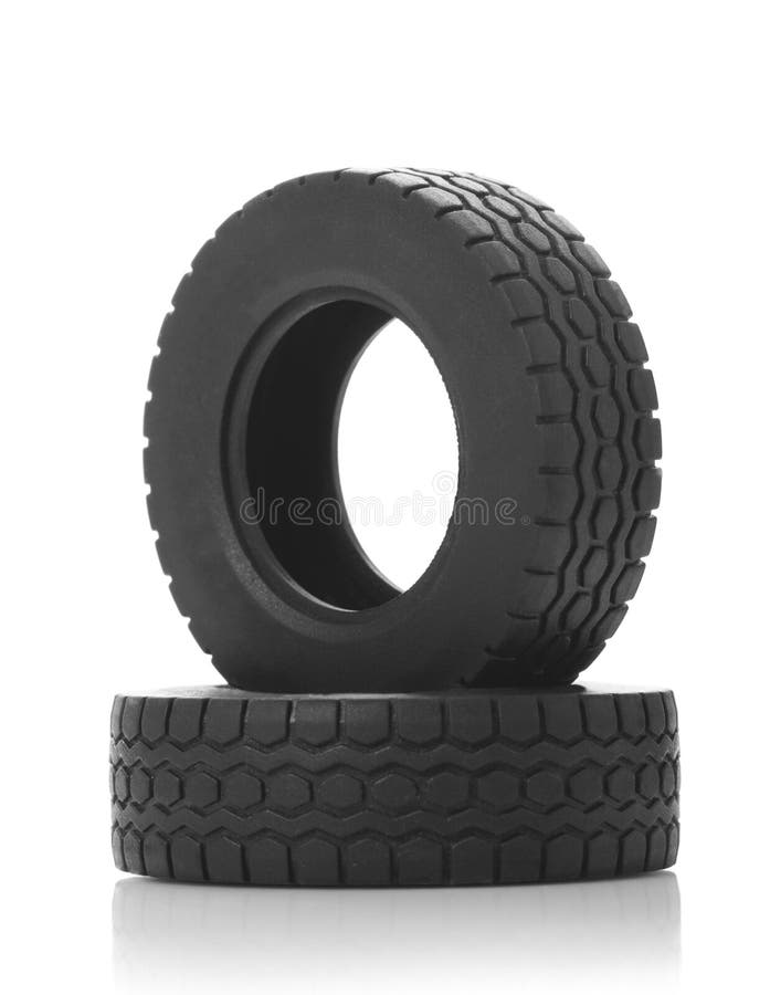 Automobile Wheel on a White Background Stock Image - Image of isolated ...