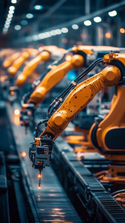 Automotive Assembly Plant stock illustration. Illustration of ...