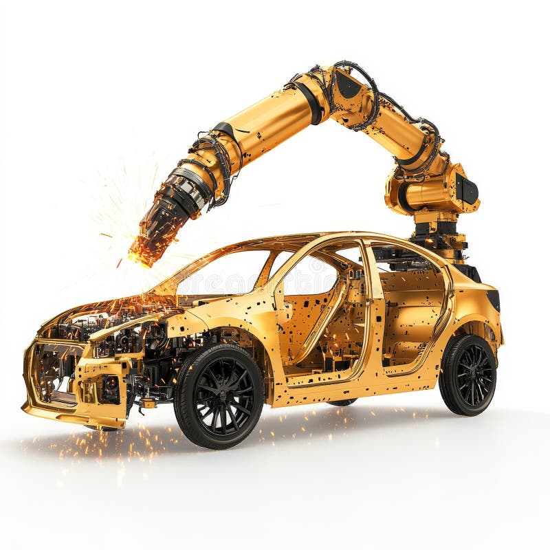 Automotive Assembly: Precision and Innovation through Robotic Car ...